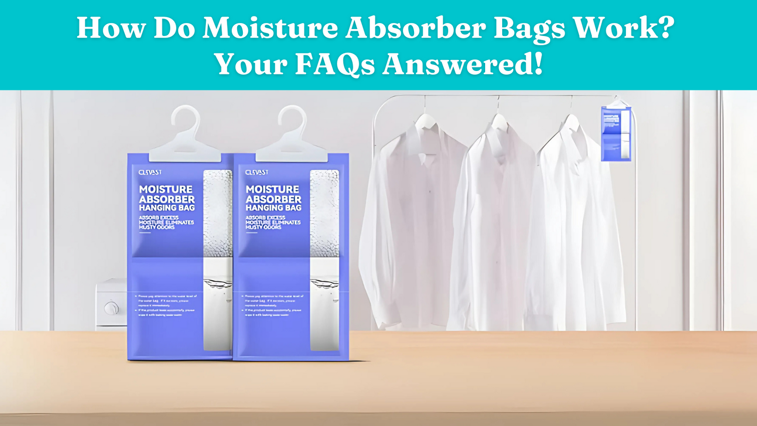 How Do Moisture Absorber Bags Work? Your FAQs Answered! – CLEVAST